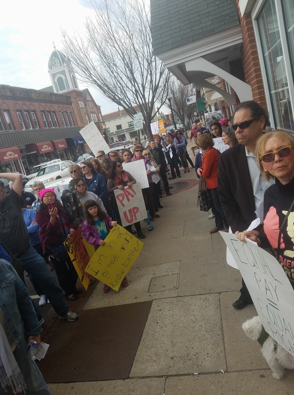 LD11 Flashpoint: Pay Equity Protest Outside Beck's LD11 Office - Insider NJ