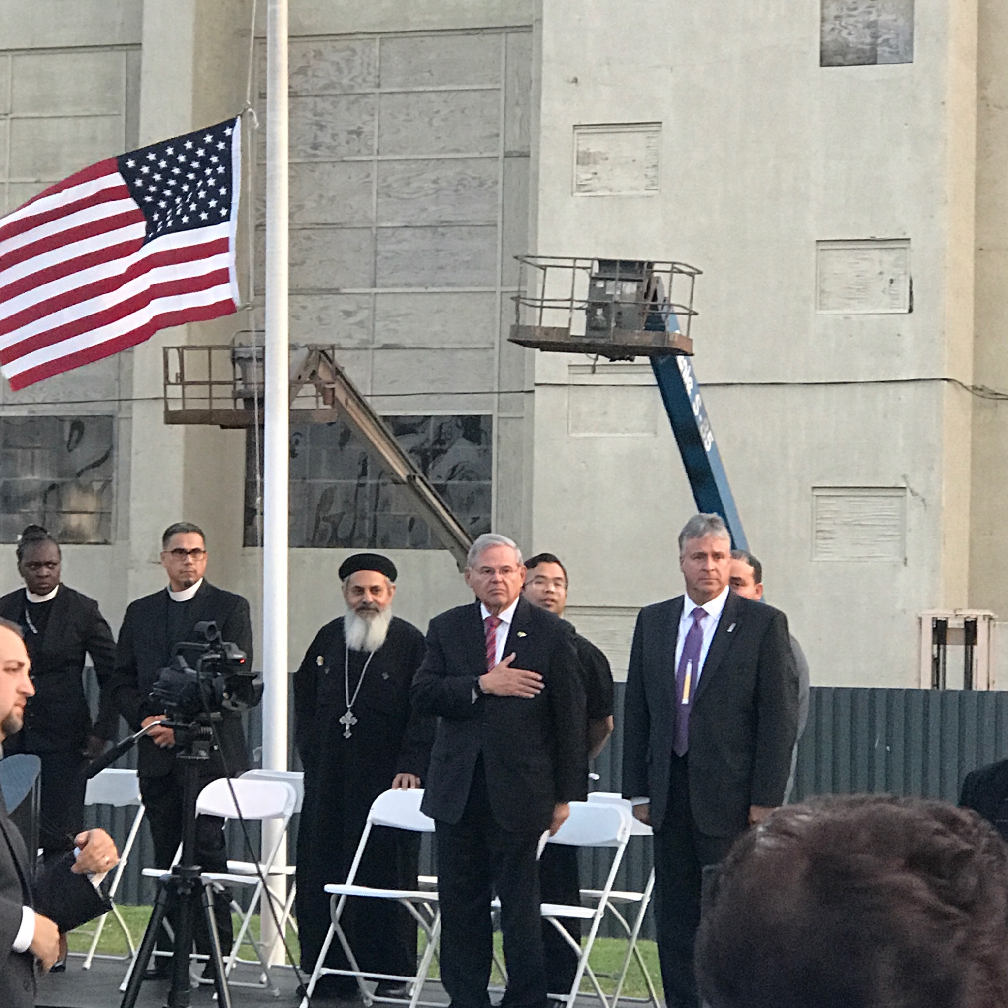Pic of the Day: Menendez Joins Davis in Bayonne for 9/11 Memorial ...