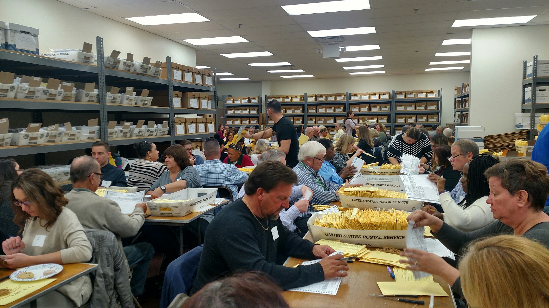 Laborious VBM Counting Process in Full Gear in Middlesex - Insider NJ
