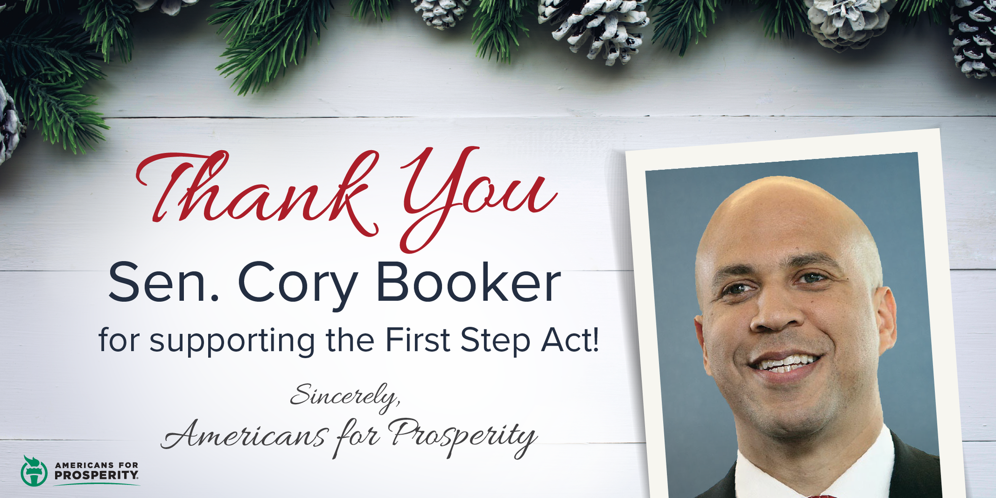 AFP-NJ: Senator Booker Gave New Jerseyans a Great Gift - Insider NJ