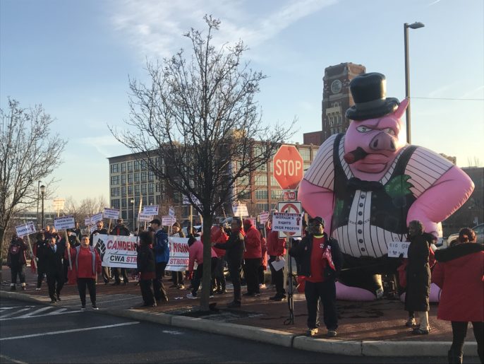 Workers' Alliance Protests 'Future of Camden' Event - Insider NJ