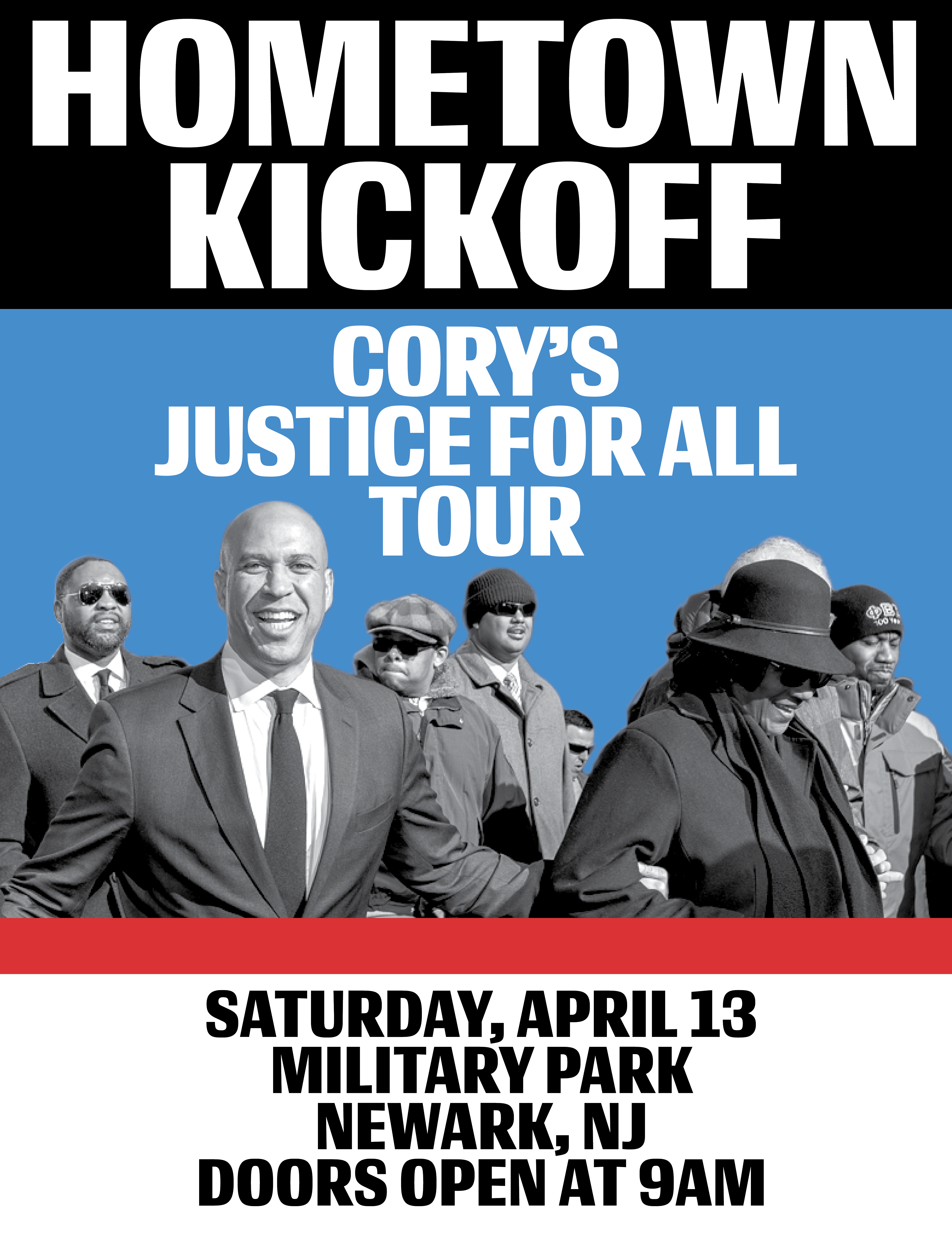 Cory 2020 Official Hometown Kickoff on April 13th in Newark - Insider NJ