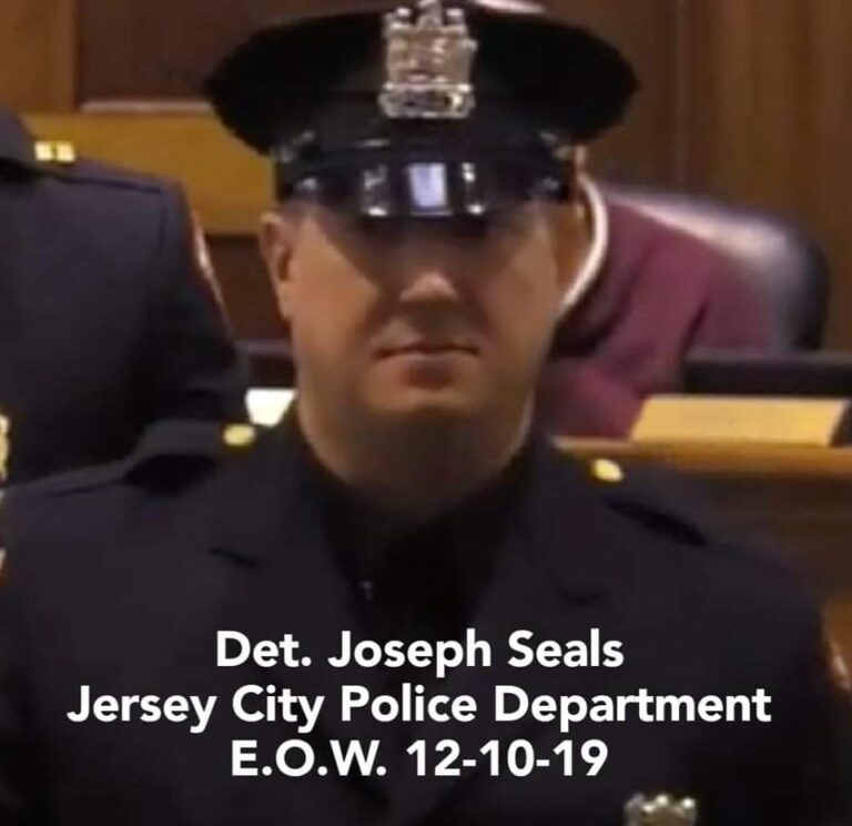 Veteran Officer Joseph Seals Killed in Jersey City - Insider NJ