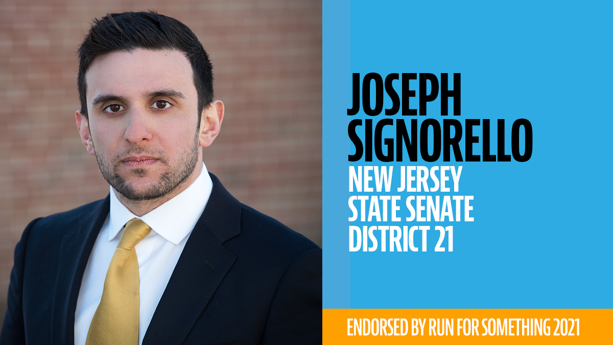 Joseph Signorello Receives “Run For Something” Endorsement - Insider NJ