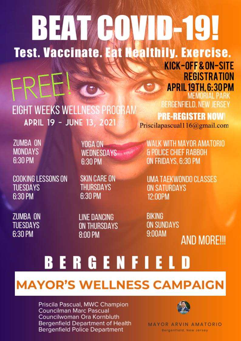 Mayor Amatorio and Bergenfield Health Department Launch Wellness ...