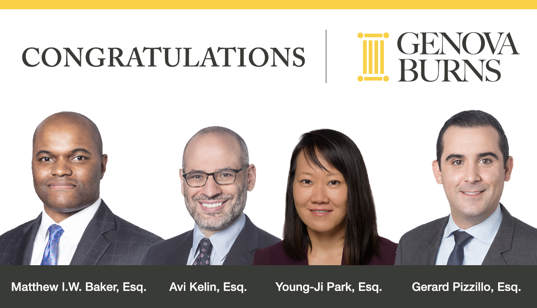 Genova Burns LLC Promotion Announcement: Avi D. Kelin Makes Counsel ...