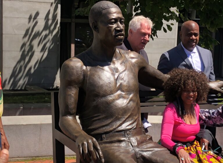 George Floyd Statue Finds a Newark Comfort Zone - Insider NJ