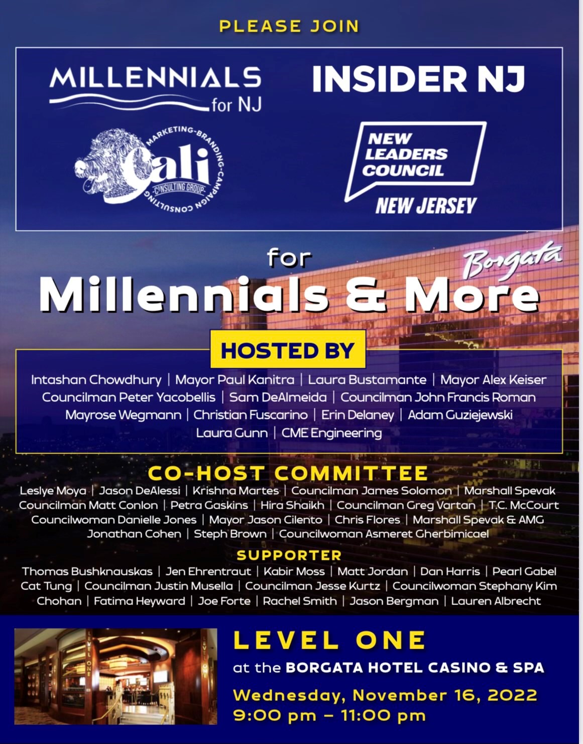 'Millennials And More' Reception During The League - Insider NJ