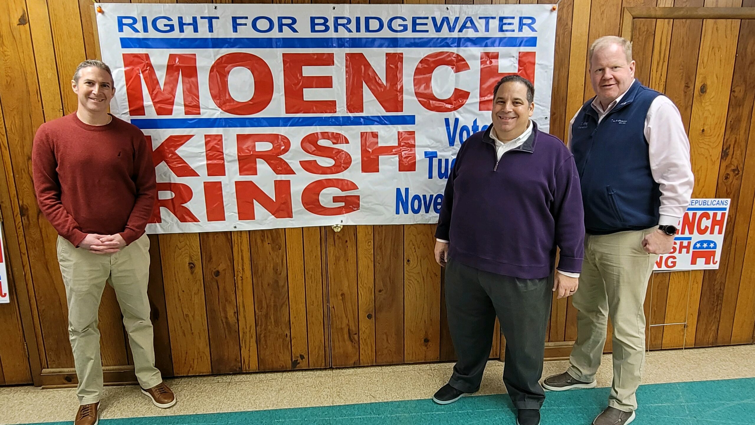 MOENCH/KIRSH/RING ANNOUNCE RE-ELECTION CAMPAIGN IN BRIDGEWATER - Insider NJ