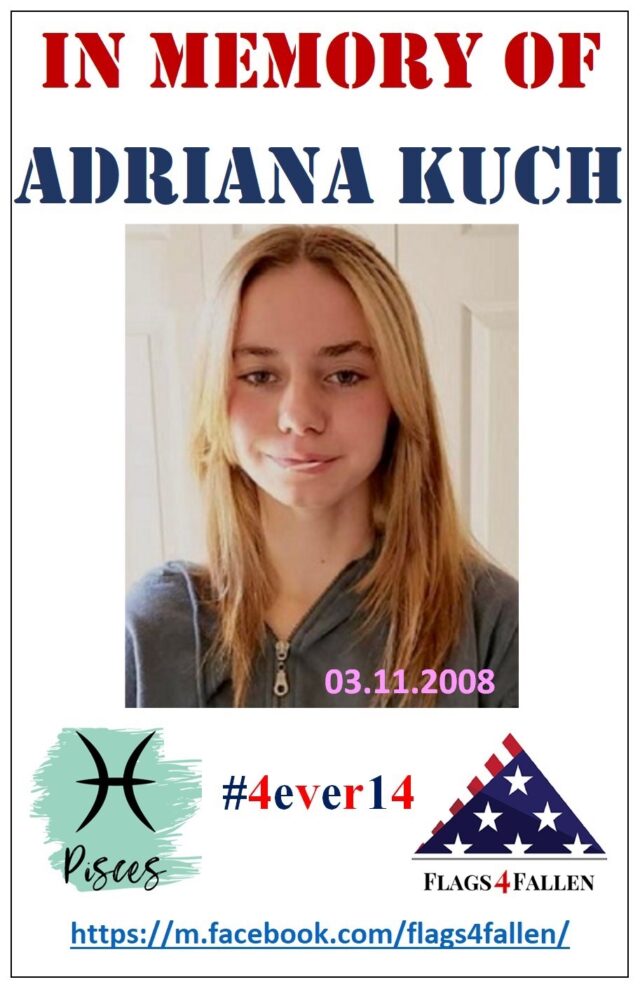 Flags 4 Fallen to Honor the Memory of Adriana Kuch - Insider NJ