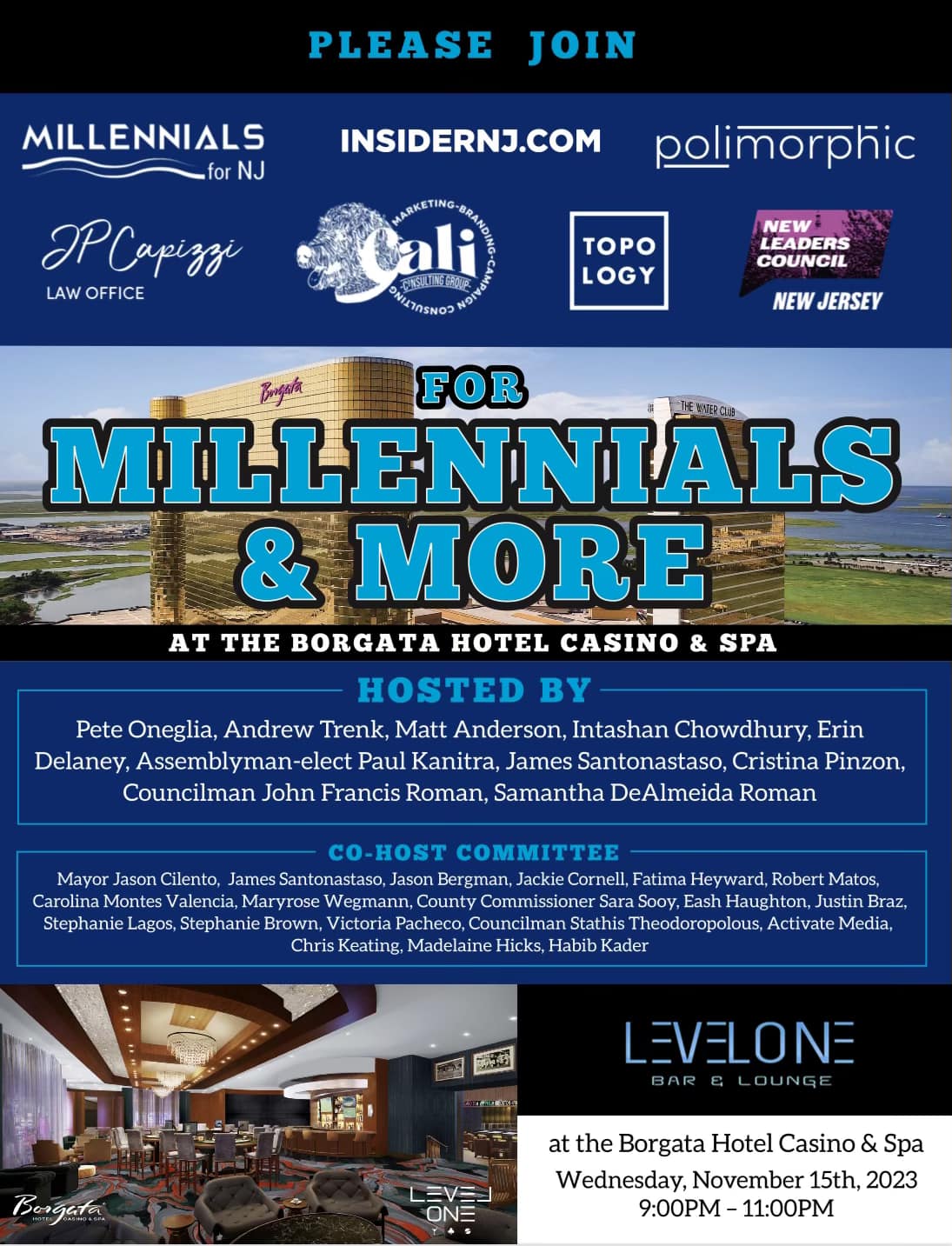 'Millennials And More' Reception During The League - Insider NJ