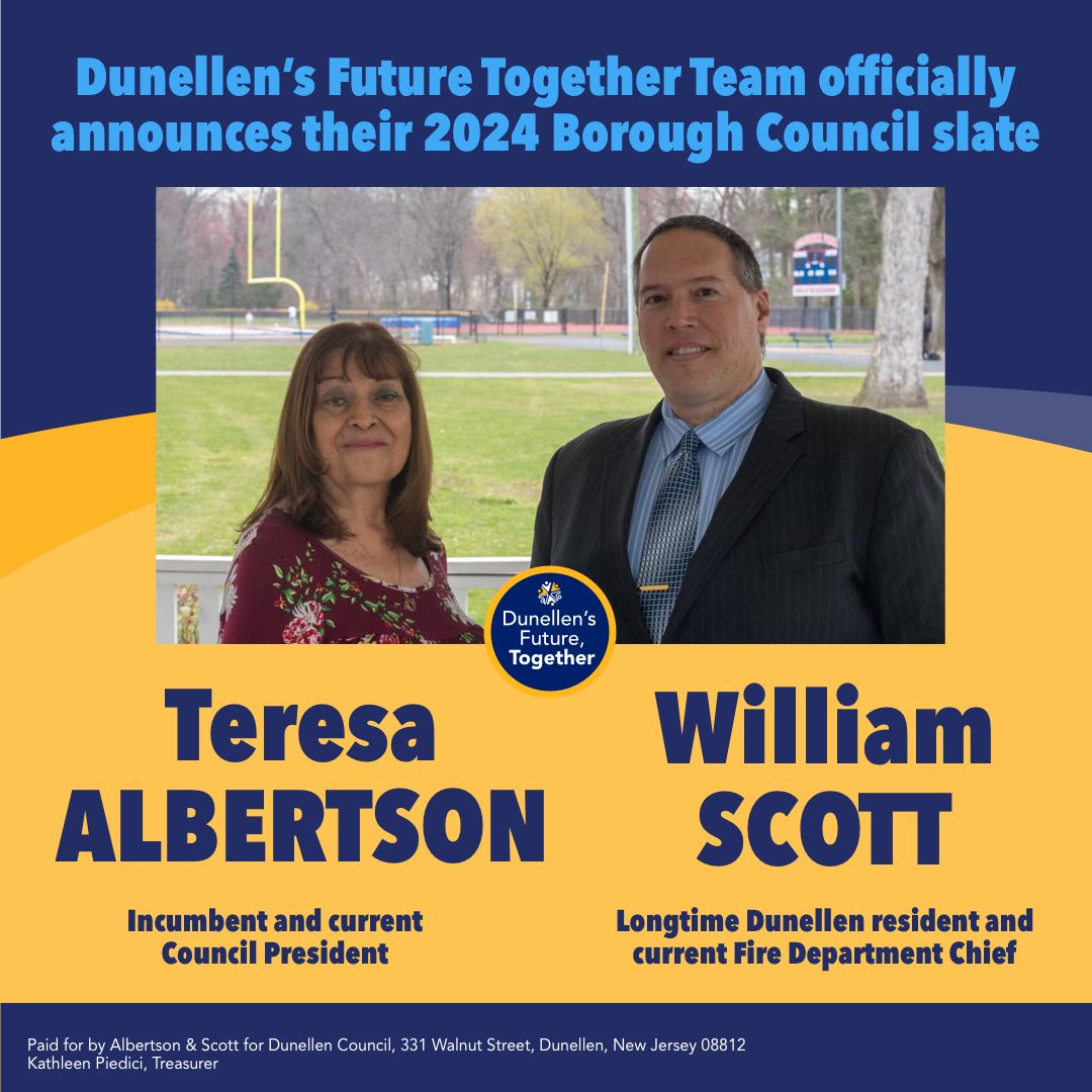 Dunellen’s Future Together Team Announce Council Slate - Insider NJ