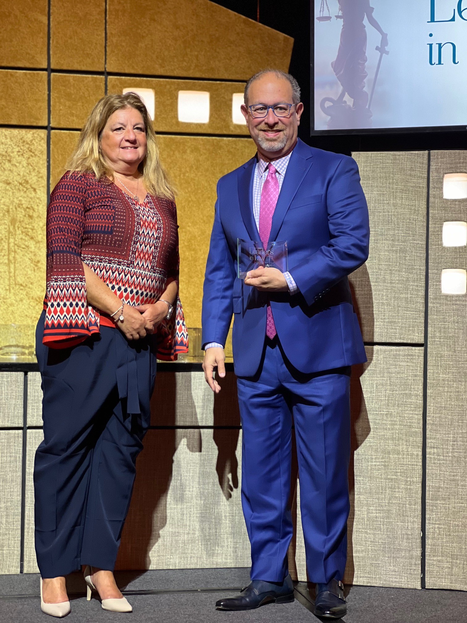 ADAM MALAMUT AND MAGGIE MCHUGH RECEIVE RECOGNITION AT NJBIZ LEADERS IN ...