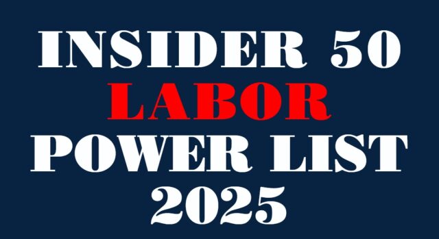 Insider NJ 2025 Labor Power List - Insider NJ