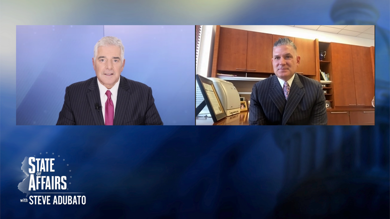Steve Adubato sits down with Asm. Louis D. Greenwald (D) to Discuss ...