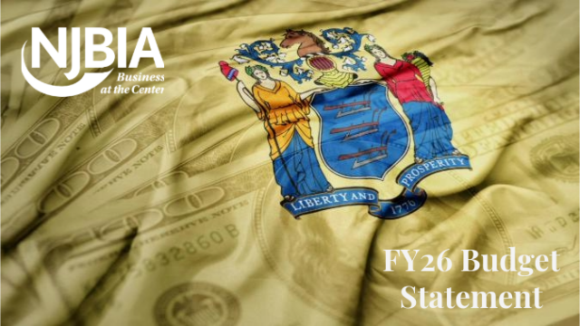 NJBIA Statement on Governor’s FY26 State Budget Proposal - Insider NJ